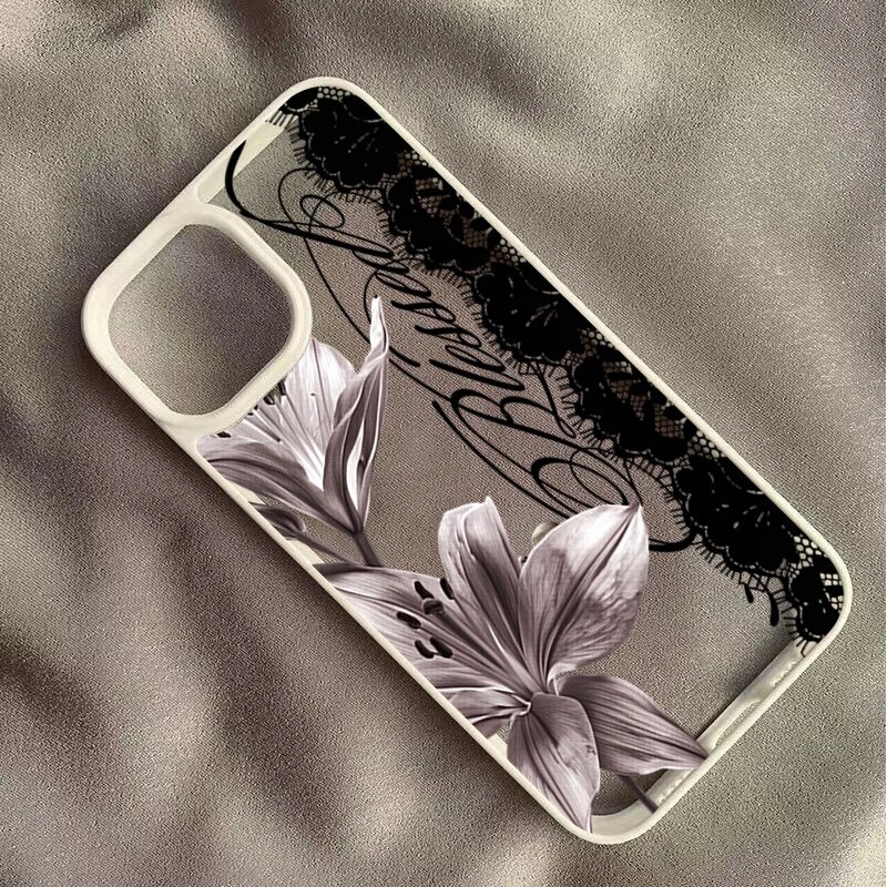 Ретро-чехол для iPhone 17 16 15 14 13 12 11 Pro Max с черным iPhone17 Про Макс, white-ccb11