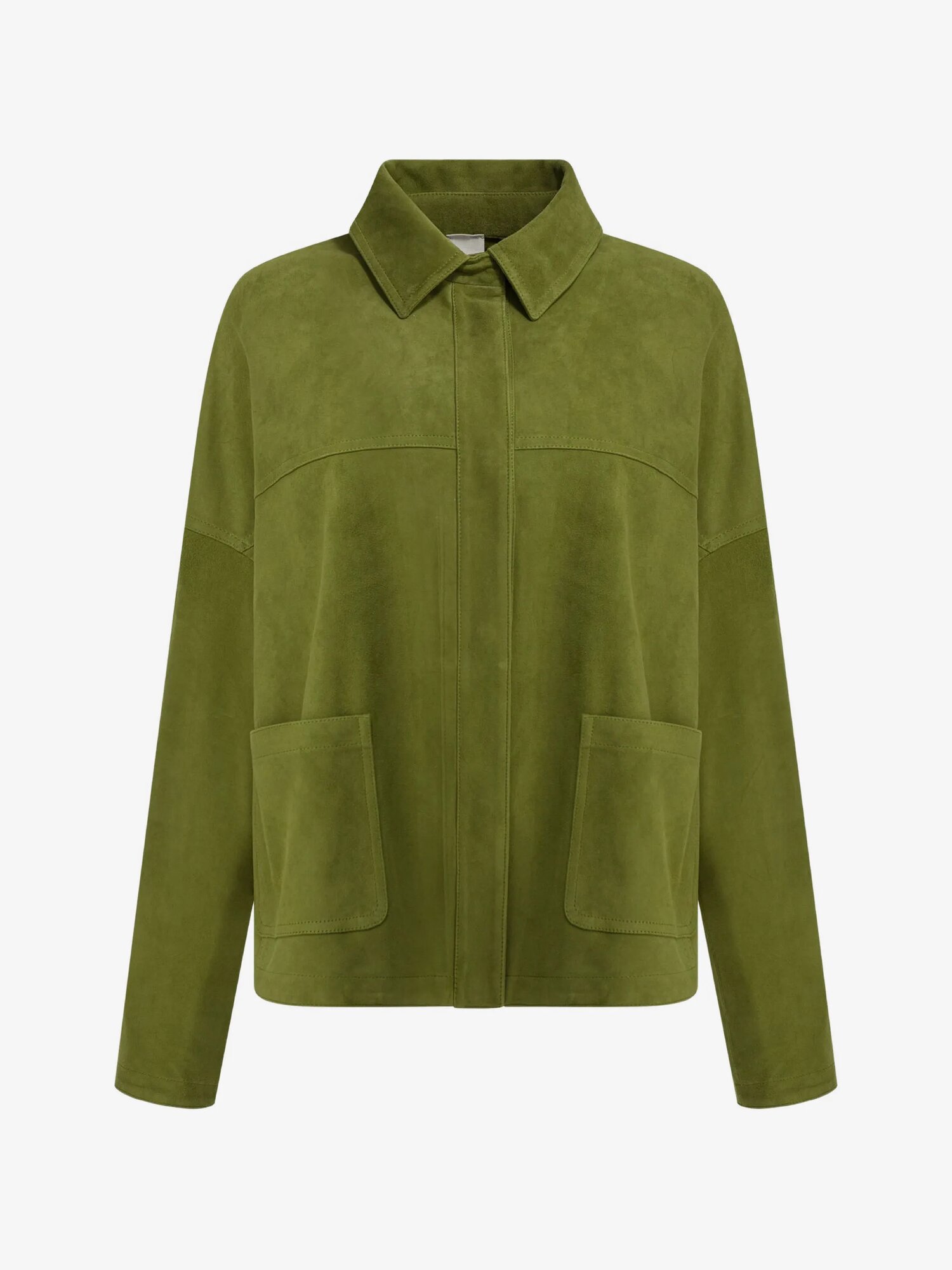 Куртка Suede patch-pocket jacket