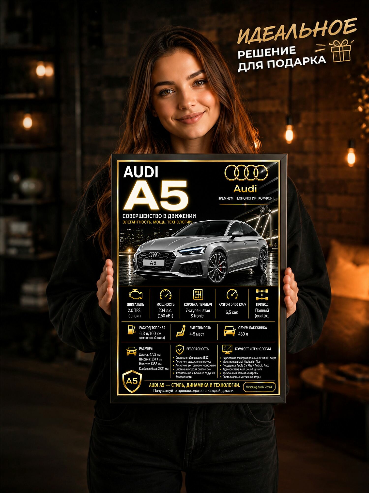 Постер + Рамка. " Audi A5 " — фото 1