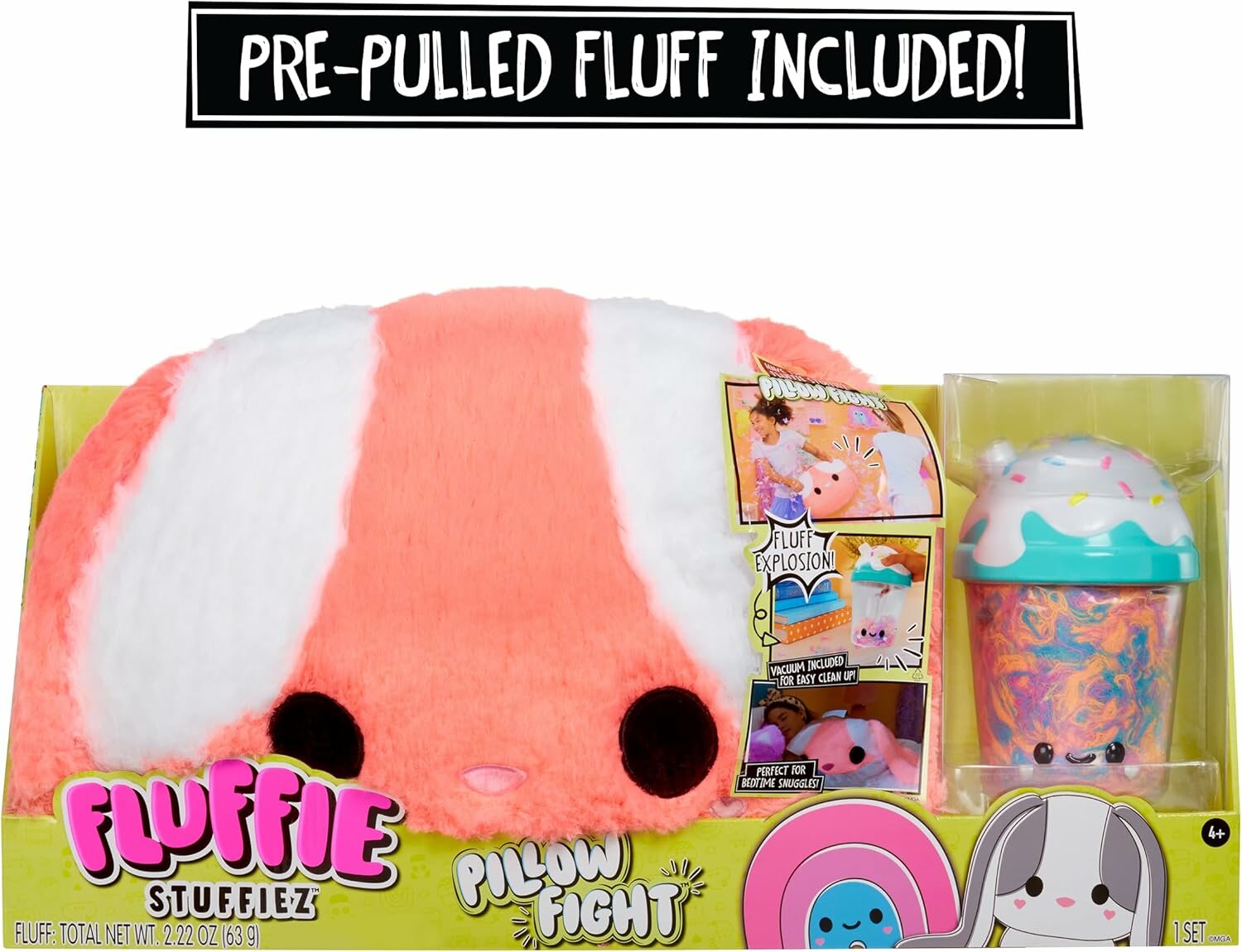 Мягкая игрушка подушка Fluffie Stuffiez Feature Plush Бой подушками