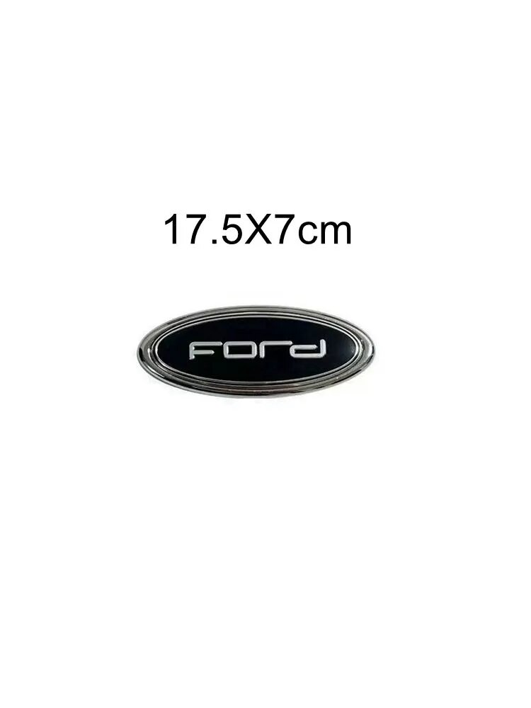 17.5X7cm-Для логотипа FORD с заглавными буквами, черная эмблема на передней решетке радиатора или наклейка на багажнике для F150 Ranger Escape Everest Edge