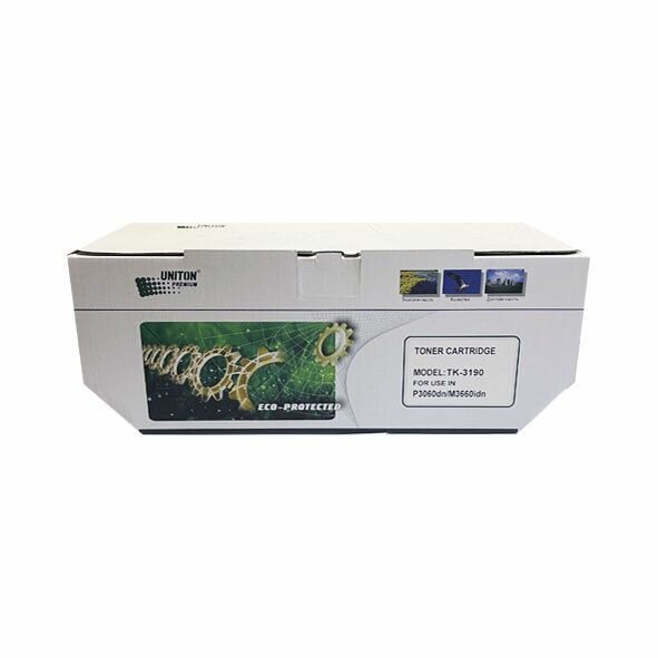 Совместимый тонер-картридж UNITON Premium TK-3190 для KYOCERA P3055DN/P3060DN (25K, TG-48 MURATA) GREEN LINE (Eco Protected)