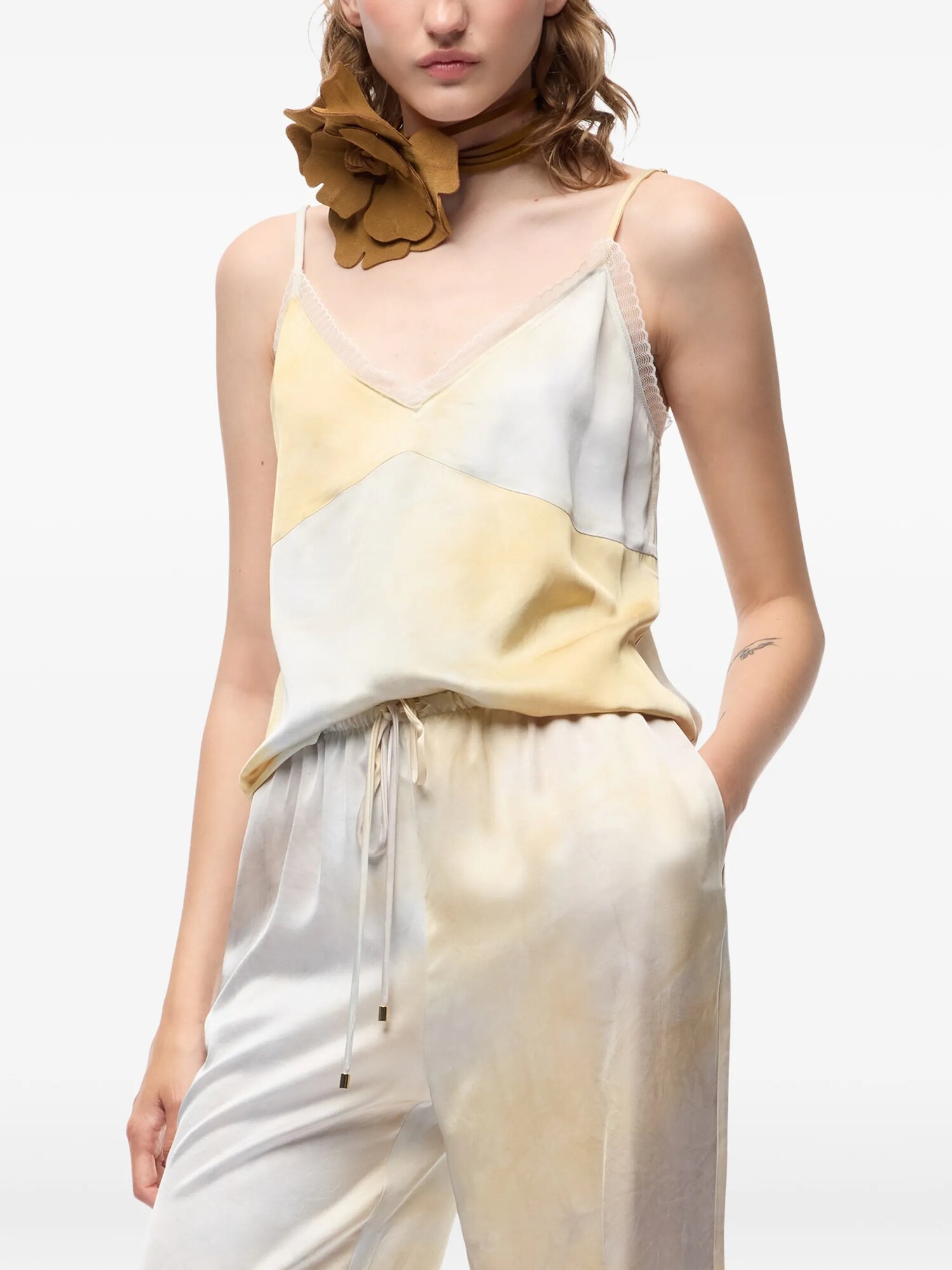 Топ Pinko Gradient satin top, размер 42 — фото 1