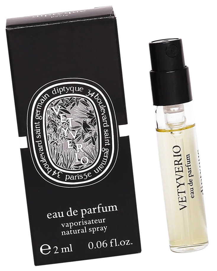 Пробник 2 мл Диптик Ветиверио О Де парфюм / Diptyque Vetyverio Eau De Parfum унисекс