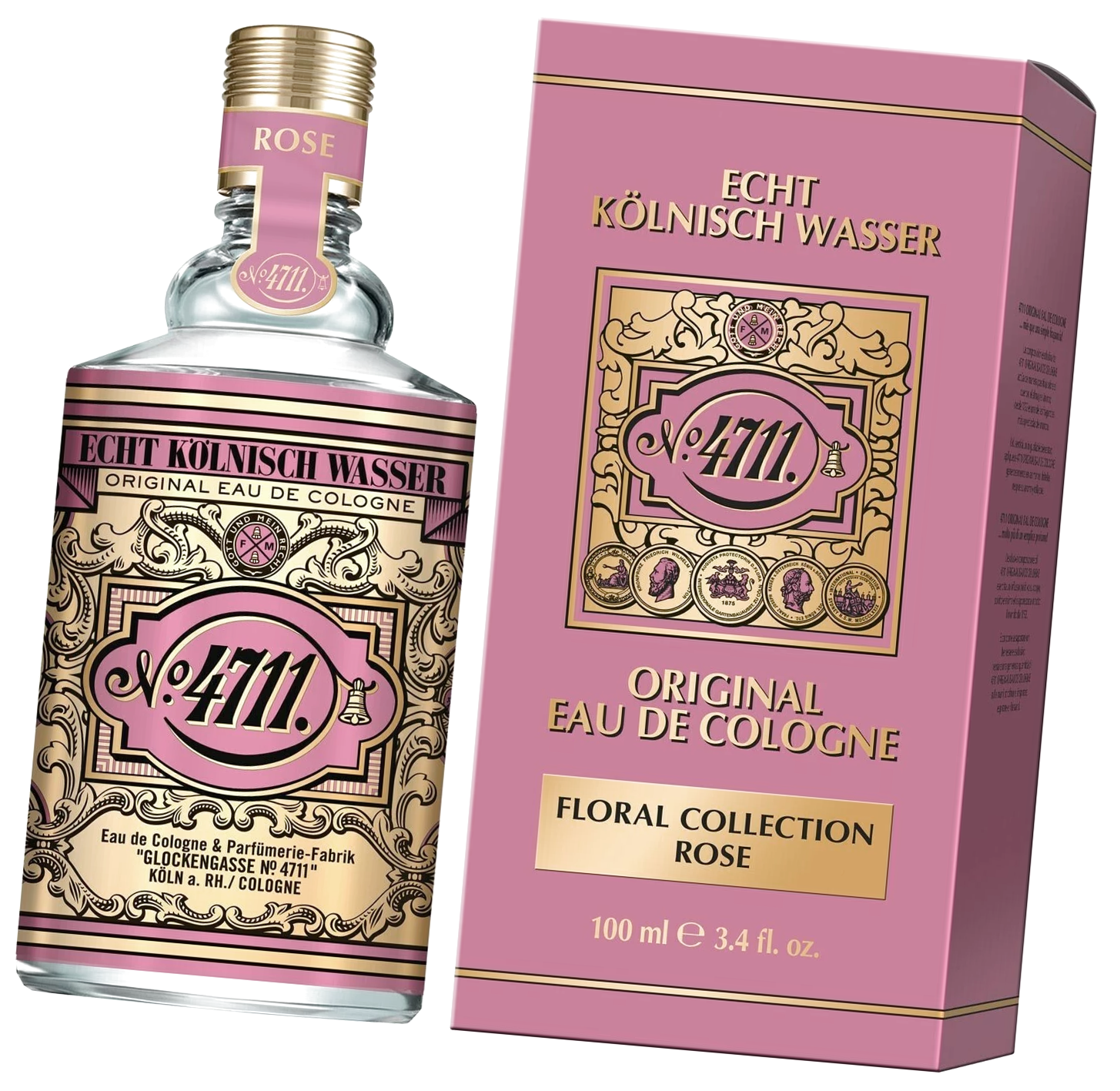 4711 Rose Eau De Cologne для мужчин и женщин 100 мл - Роза О Де Колонь