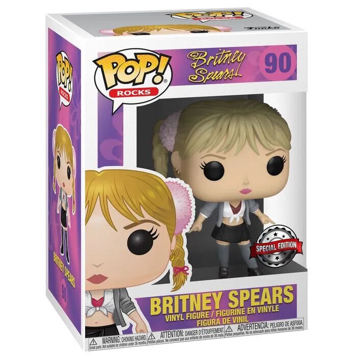 Эксклюзивный набор фигурок Funko POP и футболки с изображением Бритни Спирс "One More Time".