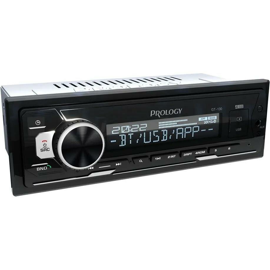 Автомагнитола Prology GT-130 1DIN 4х55 Вт, v4,2 ПДУ, USB, microSD до 128 ГБ (PRGT130)