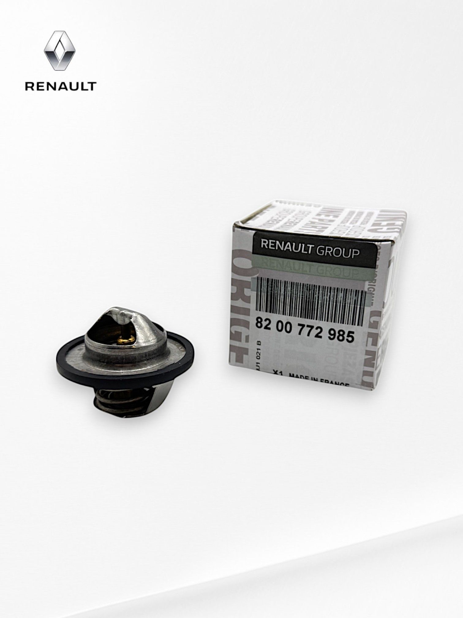 Термостат автомобильный RENAULT для LADA Largus, Renault Logan, Megane, Duster, Sandero, Nissan Almera IV (G15) Арт.8200772985