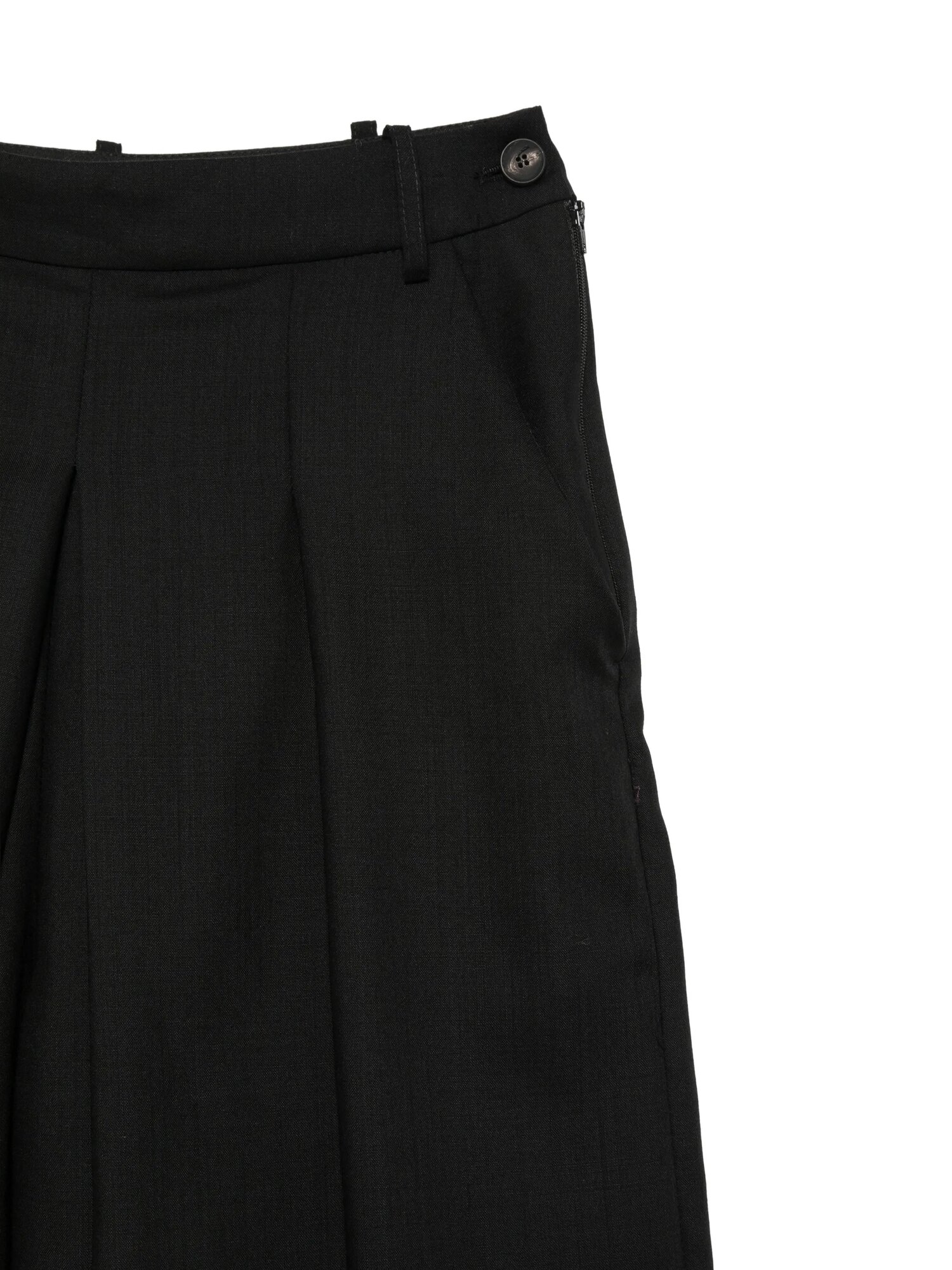 Брюки MASNADA Pleated palazzo pants, размер 42, black — фото 1