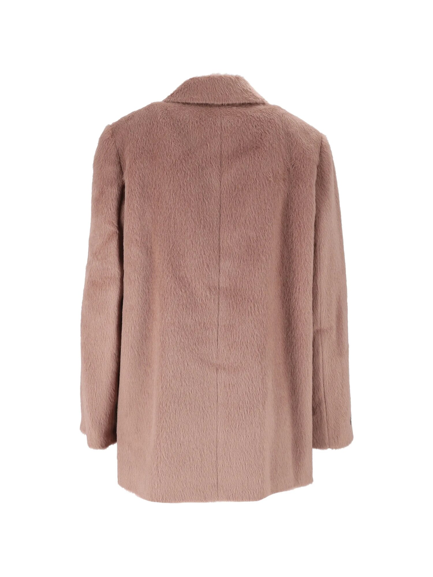 Пальто PESERICO Double-breasted notched-lapels coat, размер 42, розовый — фото 1