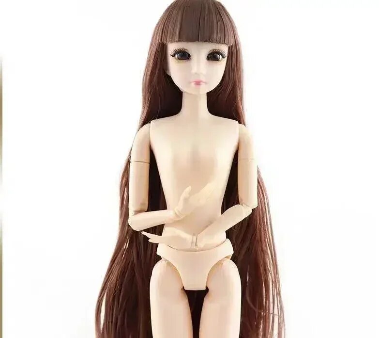 Кукла BJD 30 см, 12 суставов, коричневые волосы, 1/6