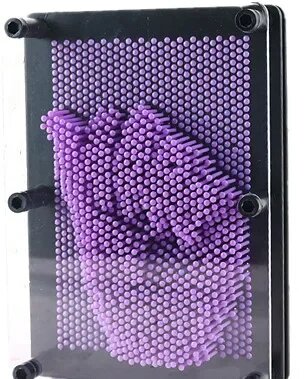 Pin Art 3D-фигурка фиолетовая