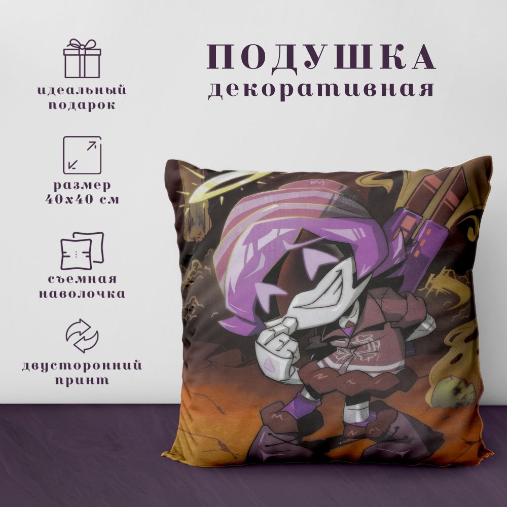 Подушка декоративная - Дроны убийцы (Murder Drones) (40х40 см.)