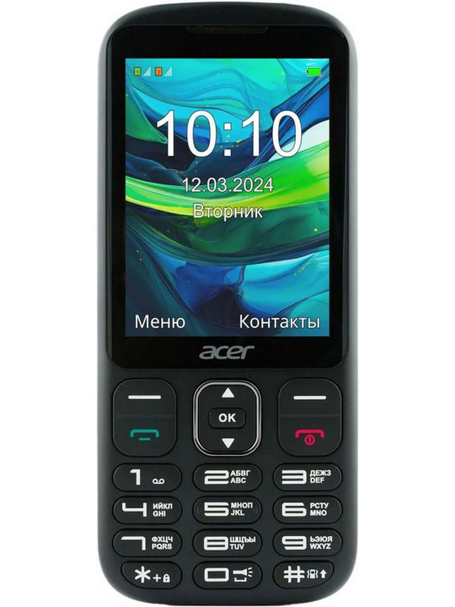 Мобильный телефон Acer Jive JV32 Черный 2 sim 3.2″ IPS 2G 1800 mAh RU