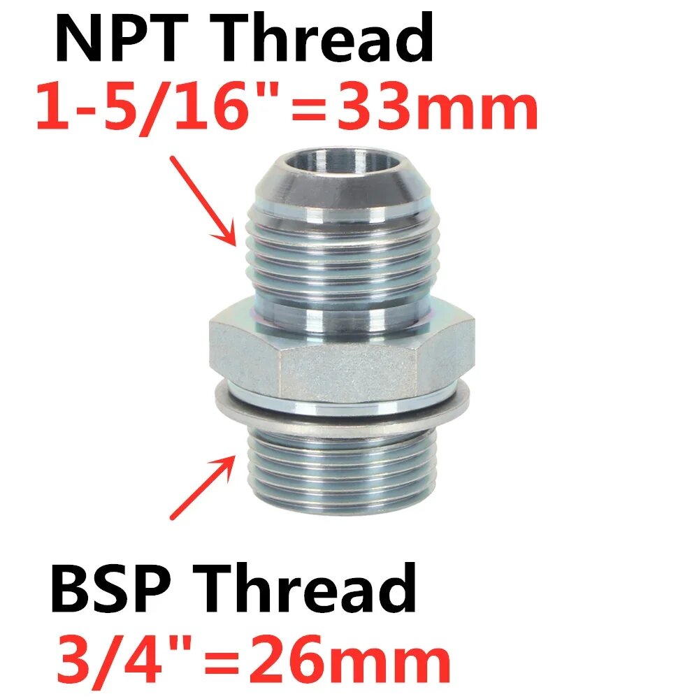 Переходник NPT 1-5/16" BSP 3/4" 1JG-16-12