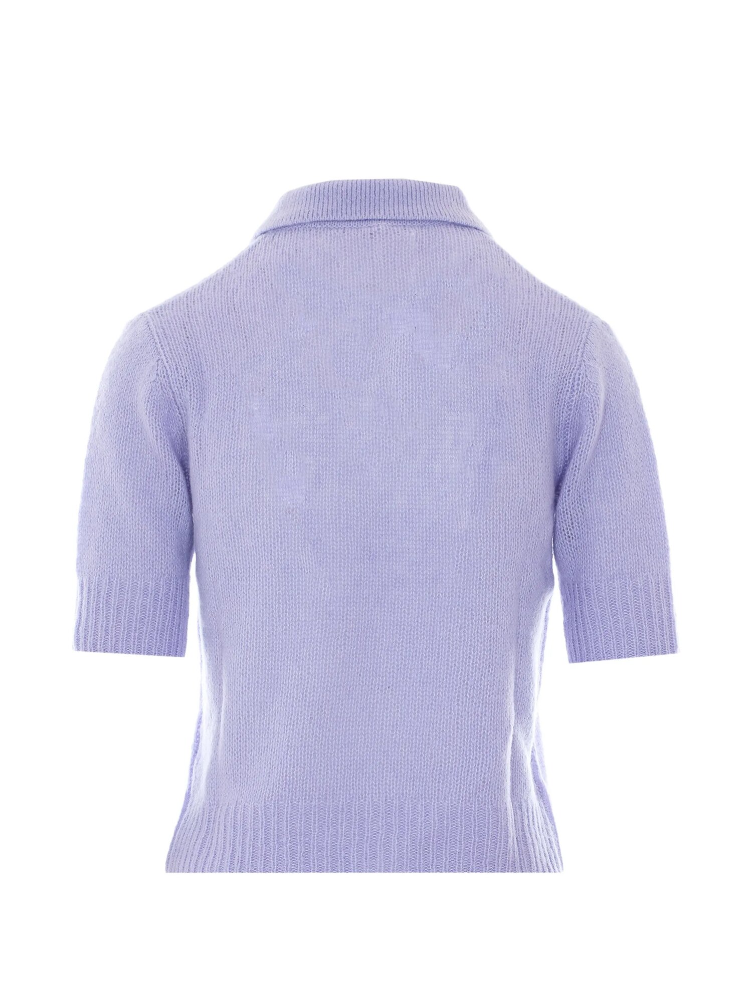 Рубашка Lisa Yang Masy knitted polo, размер S-M, фиолетовый — фото 1