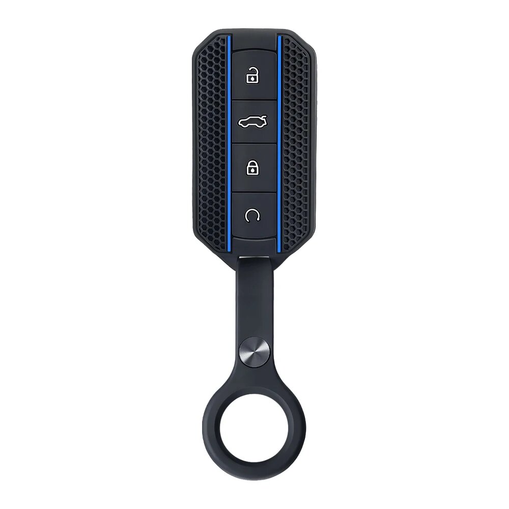 Силиконовый Защитный Чехол Для Ключей Chery Jaecoo J7 J5, Аксессуар Для With Keychain Blue