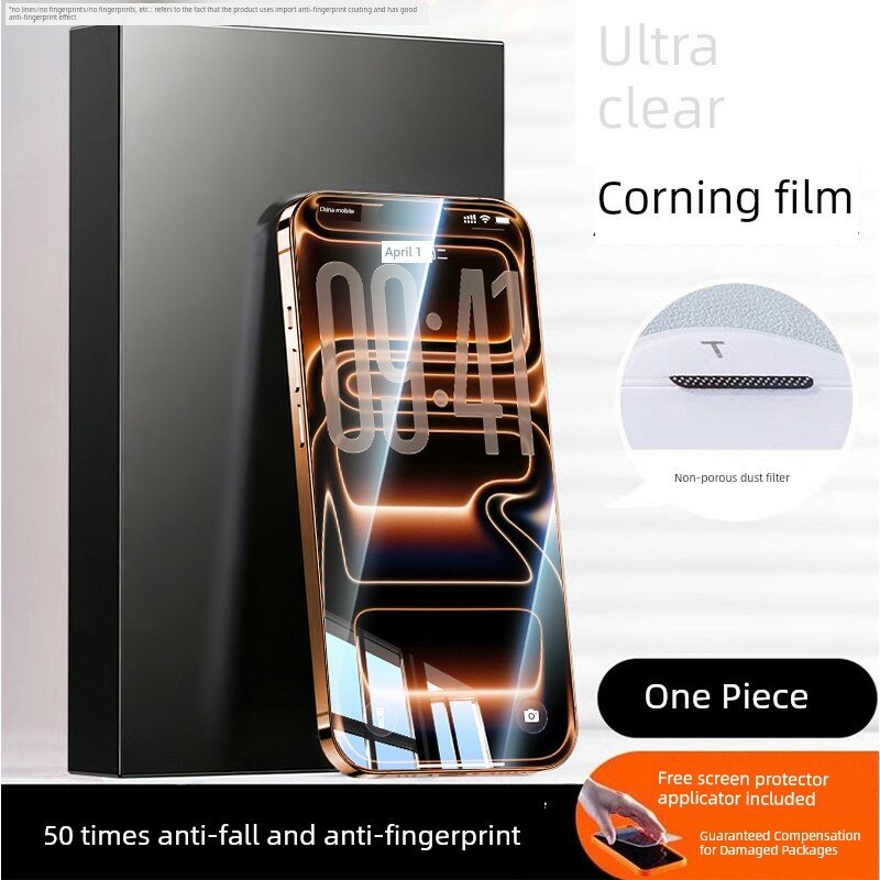 Защитное стекло для iPhone 11 Pro Max, 1 шт, ультра-прозрачное с 3D изогнутым краем, пыленепроницаемое и