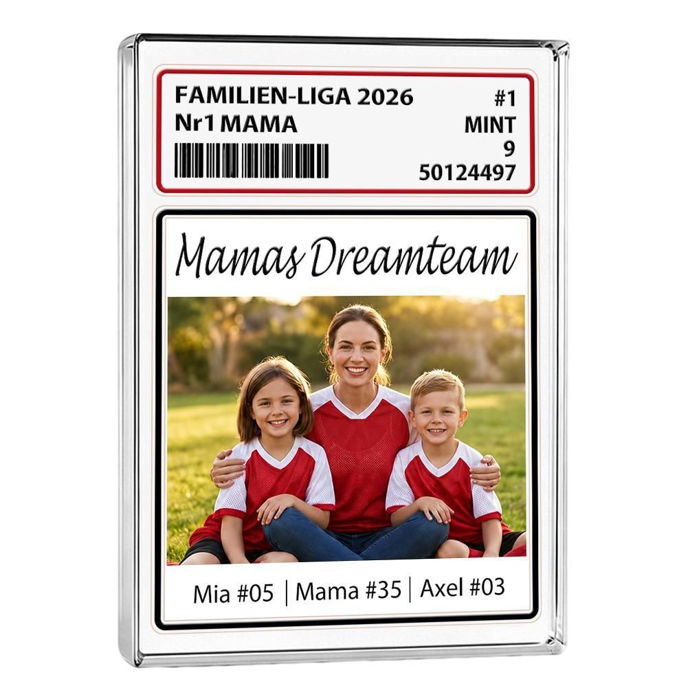 Карточка коллекционная "Mamas Dreamteam", бумажная, 6,3x8,8 см, 1 шт.