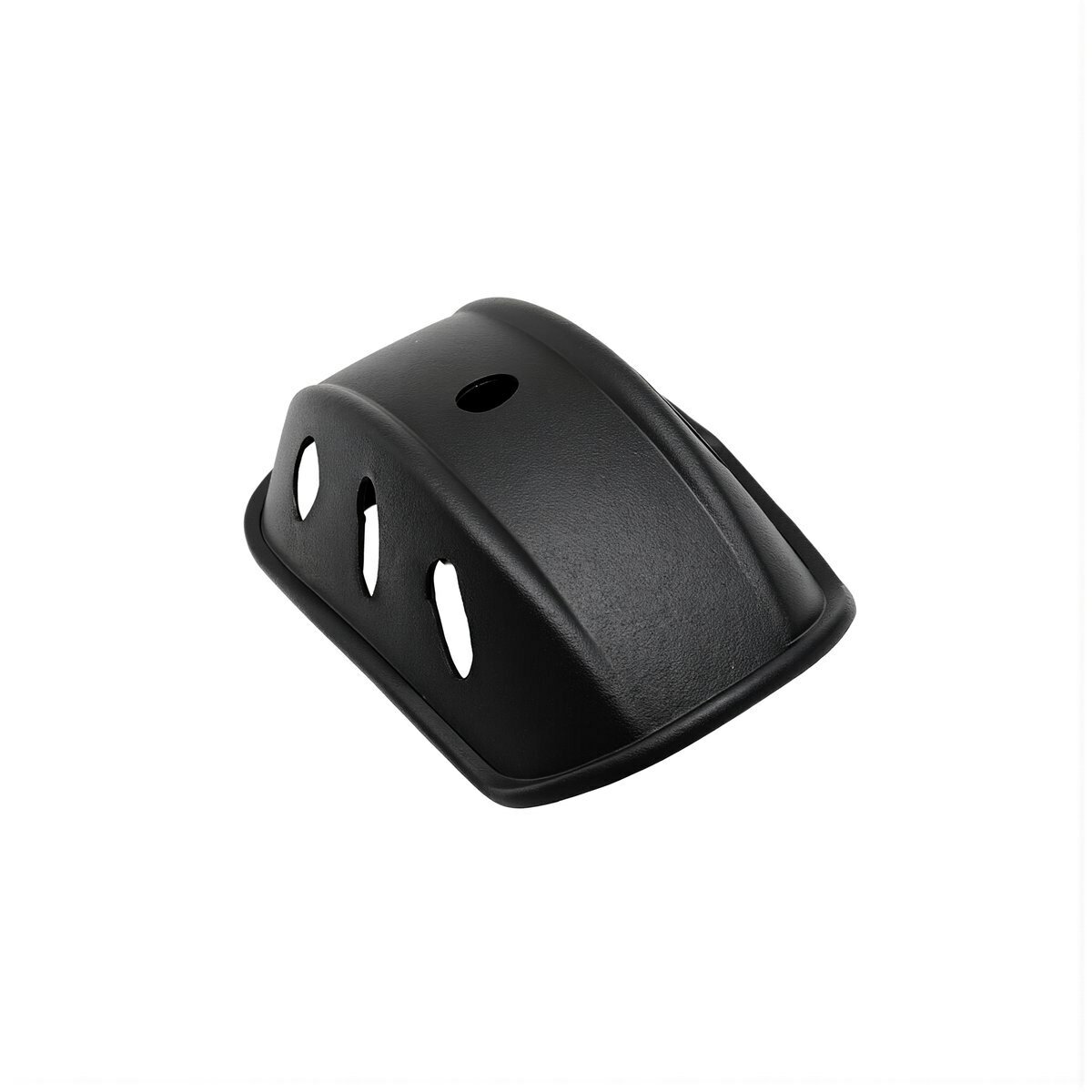 Подбородник для защитного шлема сменная деталь под ремень безопасности размер 90 мм черный пластик