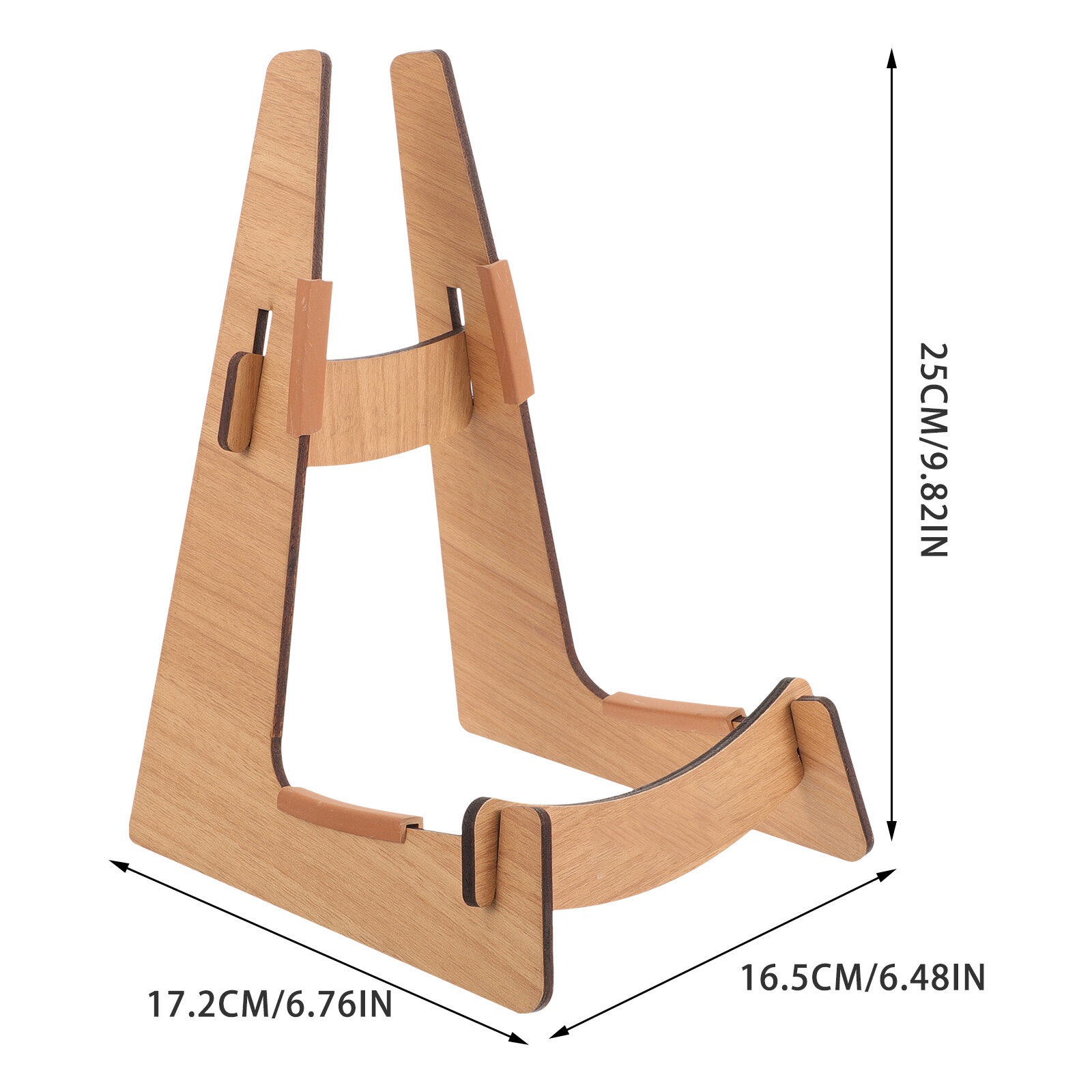 Стойка Для Гитары Из Дерева Коричневого Цвета 25.00X17.20X16.50Cm