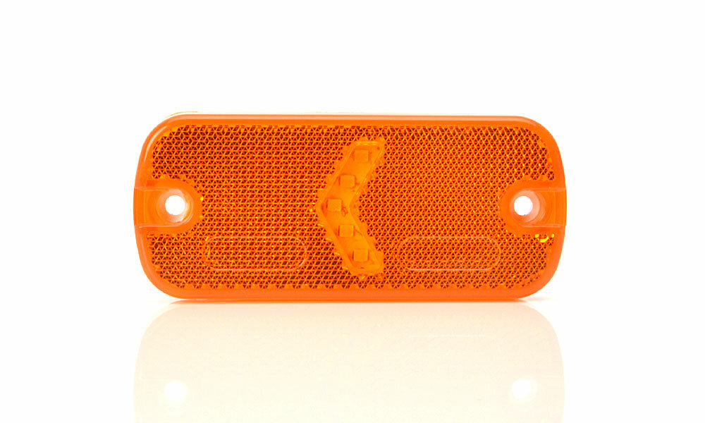 Фонарь габаритный оранжевый 12-24V LED стрелка 901W127 (WAS)
