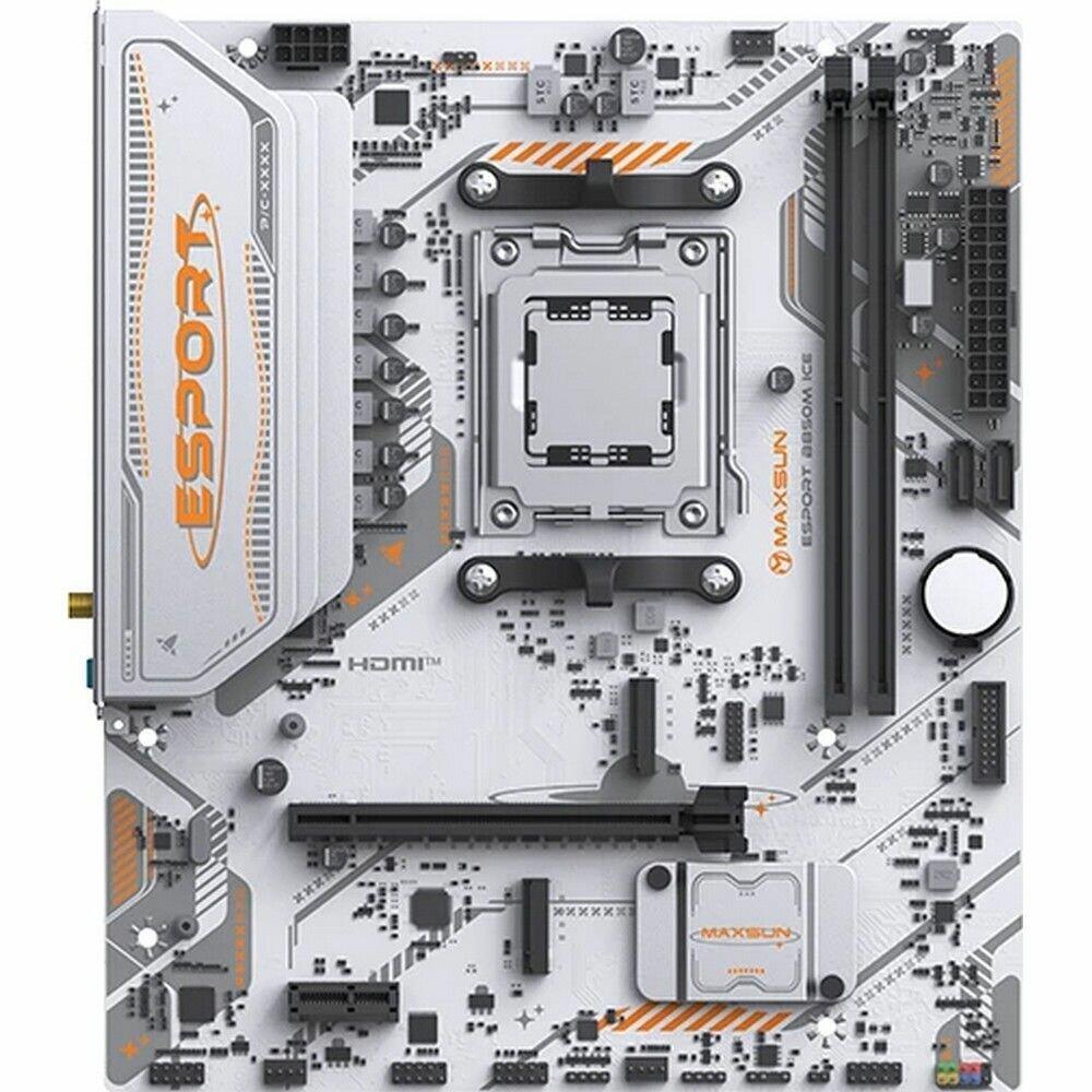 Материнская плата Maxsun MS-eSport B850M WIFI ICE, AM5, AMD B850, Micro-ATX, RTL (6940709661758)