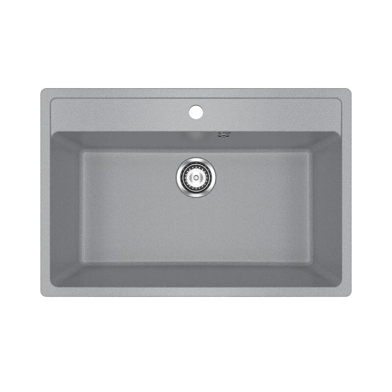 Мойка для кухни Ulgran Classic U-600-309 цвет Темно-серый искусственный камень