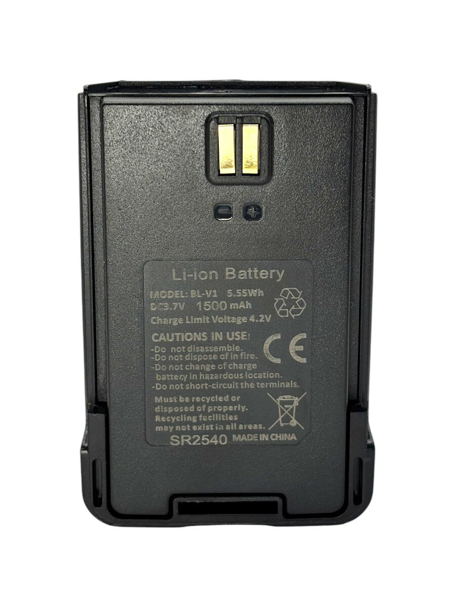 Аккумулятор для рации BAOFENG BF-888S PLUS, 1500 мАч, черный