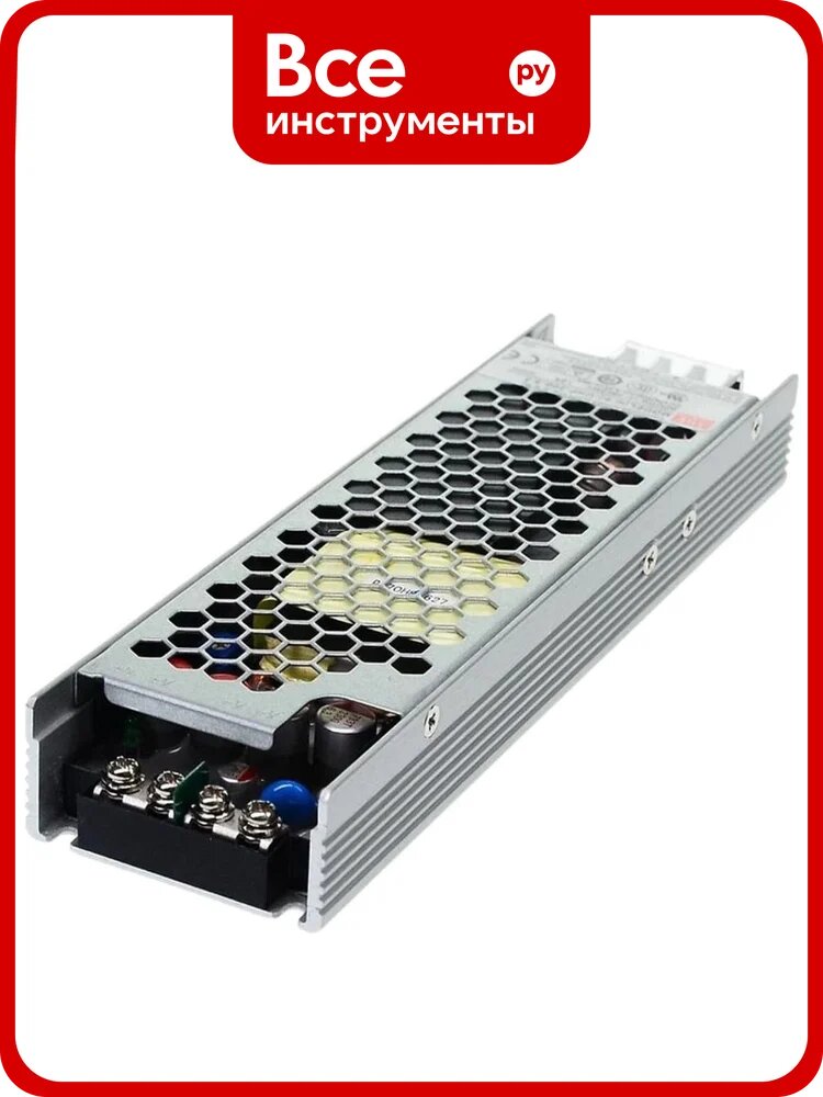 Безвентиляторный блок питания Mean Well UHP-200-12 с ККМ 200.4 Вт 12 В, 2739258