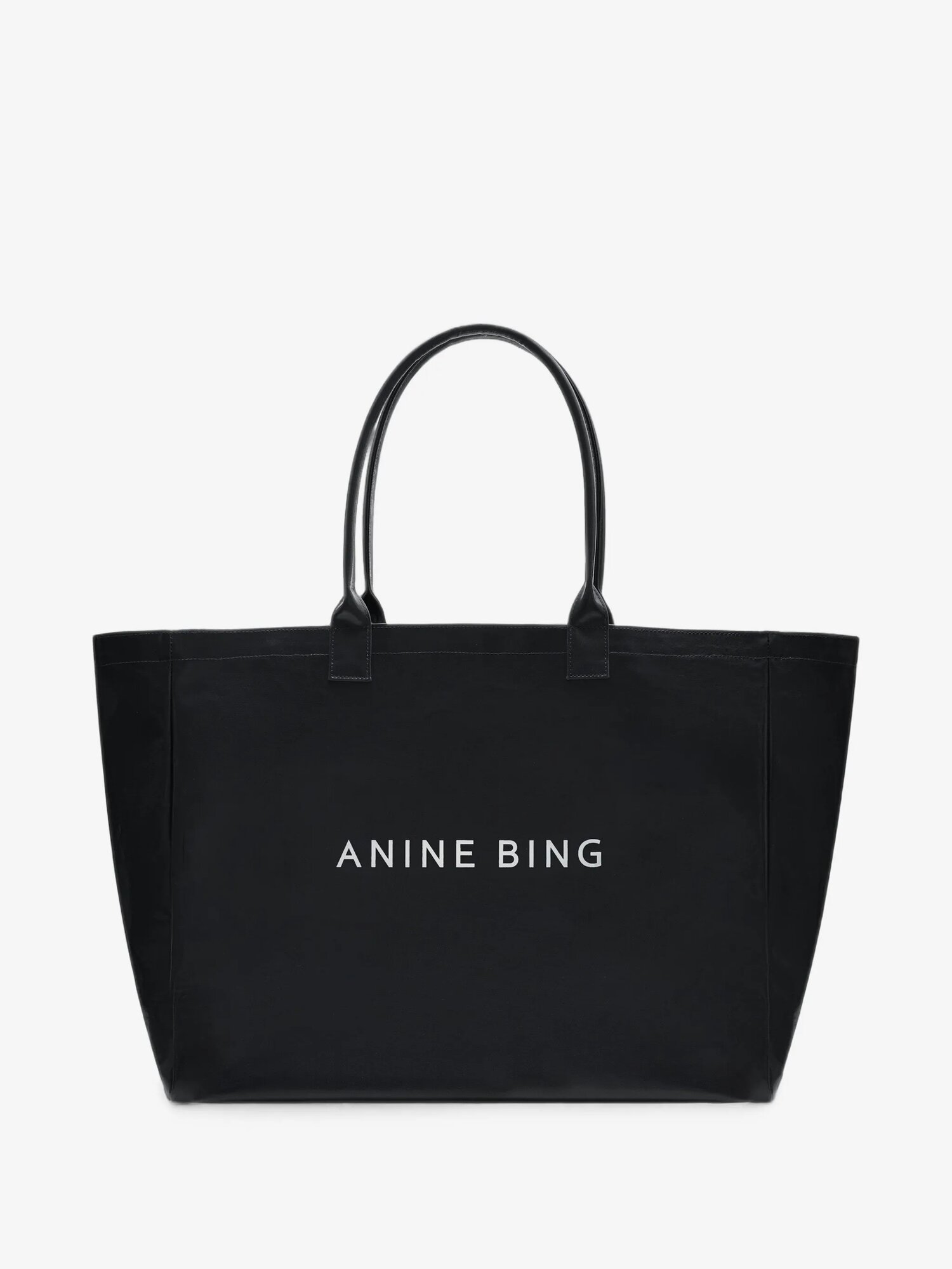 Сумка ANINE BING Leo coated canvas tote