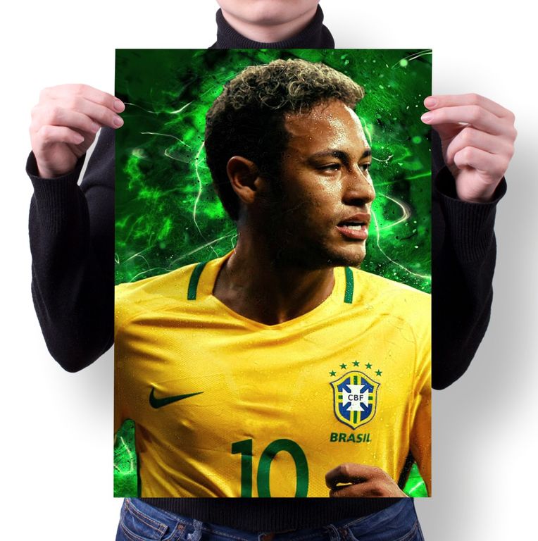 Плакат Неймар да Силва Сантос Жуниор, Neymar da Silva Santos Junior №15, А3