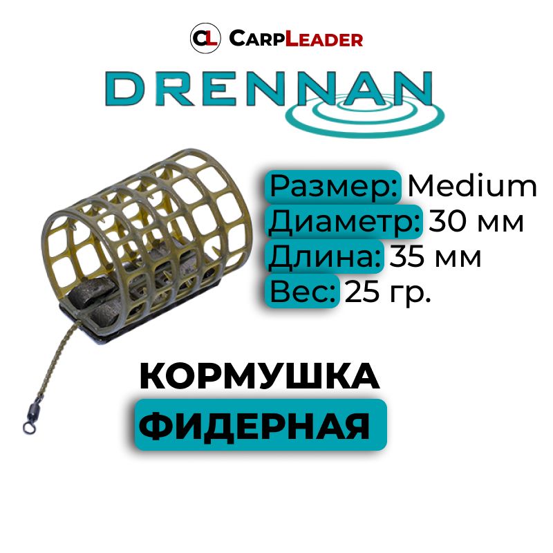 Кормушка фидерная сетка Drennan Gripmesh Feeder Medium 25g