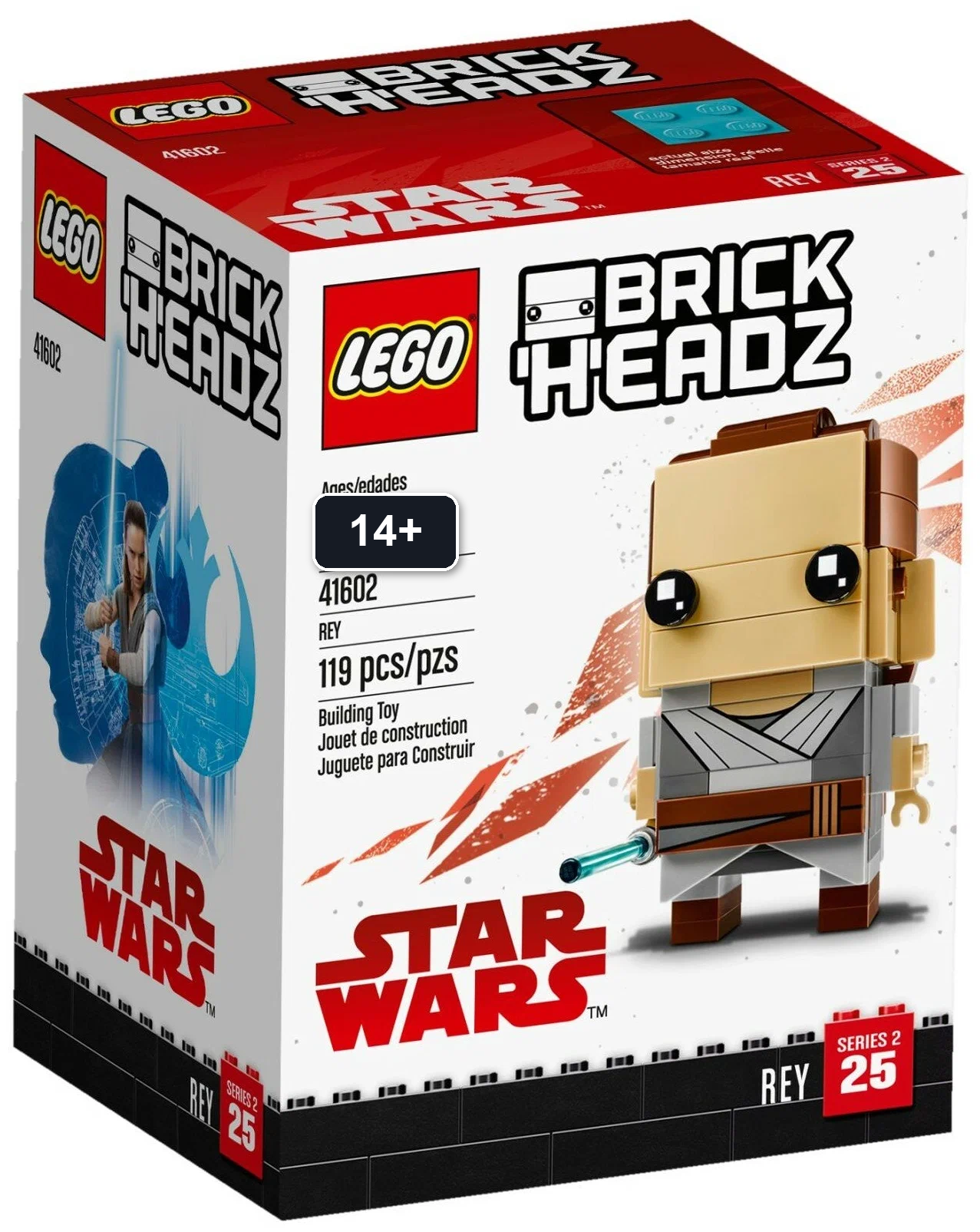 LEGO BrickHeadz Сборная фигура Рей из набора Лего 41602 Star WARS