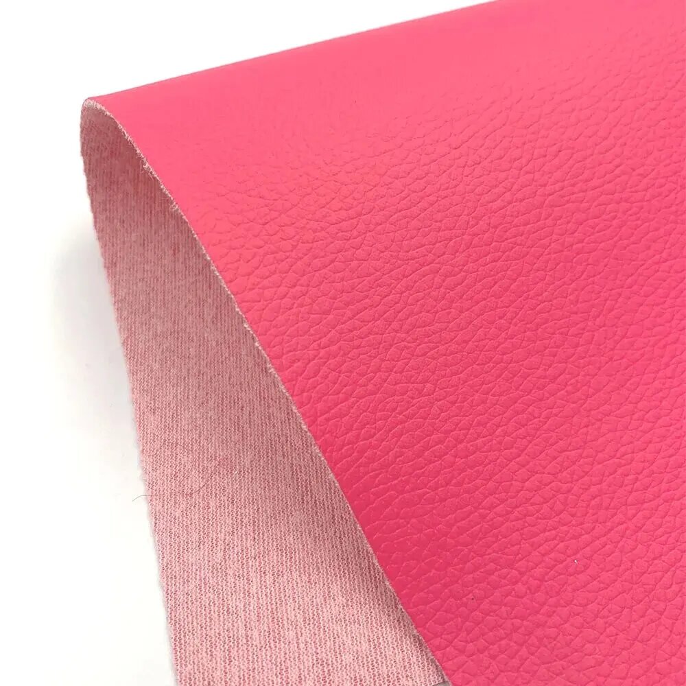Искусственная кожа Личи для рукоделия Розовый, A4 20 x 30cm, Rose pink