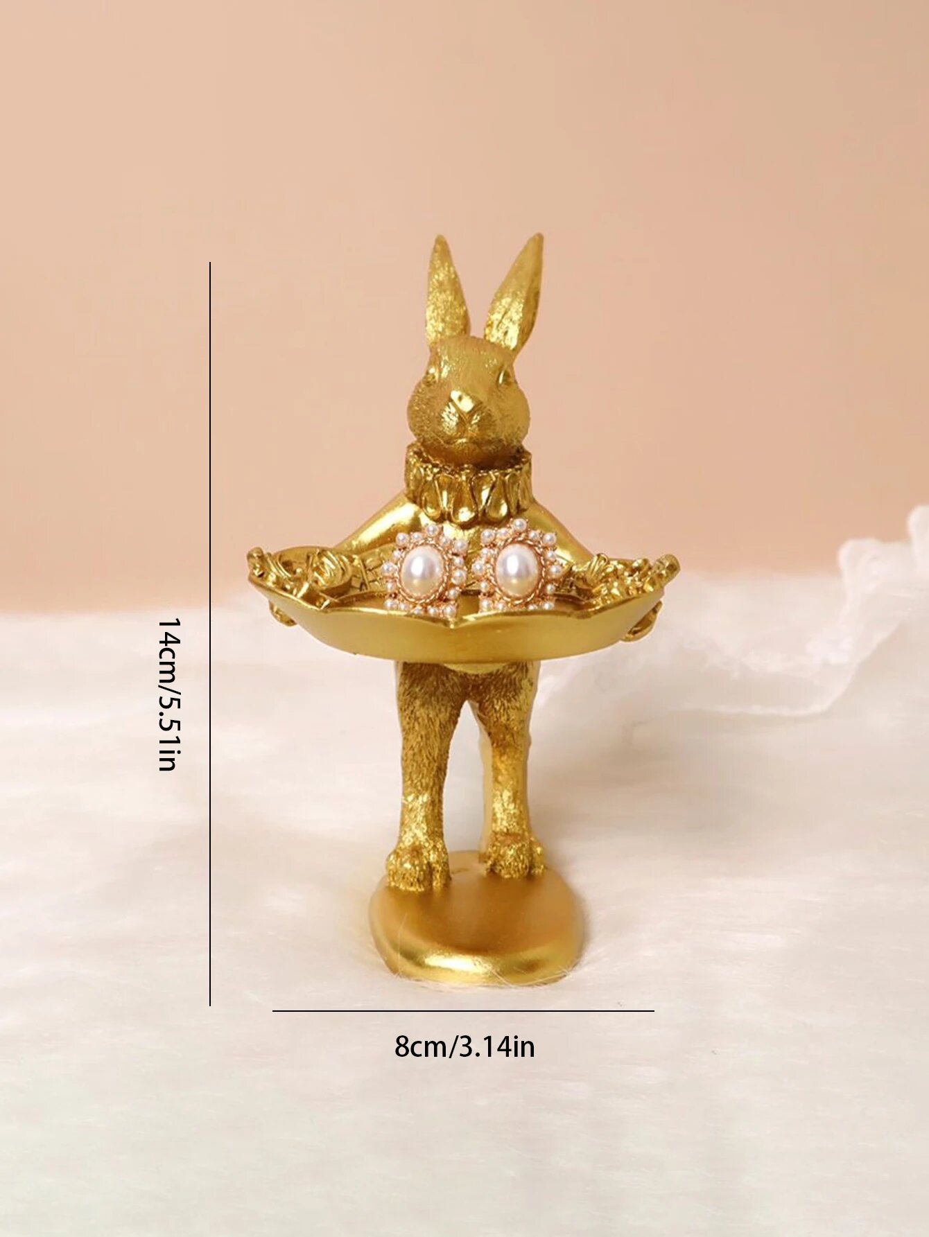 Декоративная статуэтка кролика из резины Rabbit A