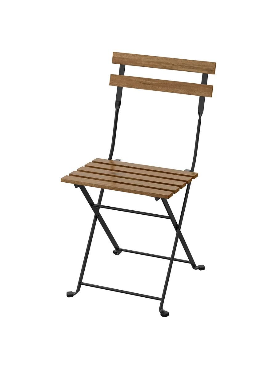 IKEA TARNO Садовый стул, складной, сталь, полиэстер, коричневый