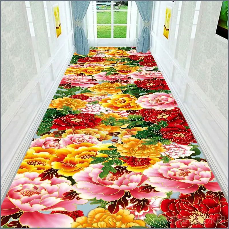 Ковер 80x200 см 3d-эффект желтый