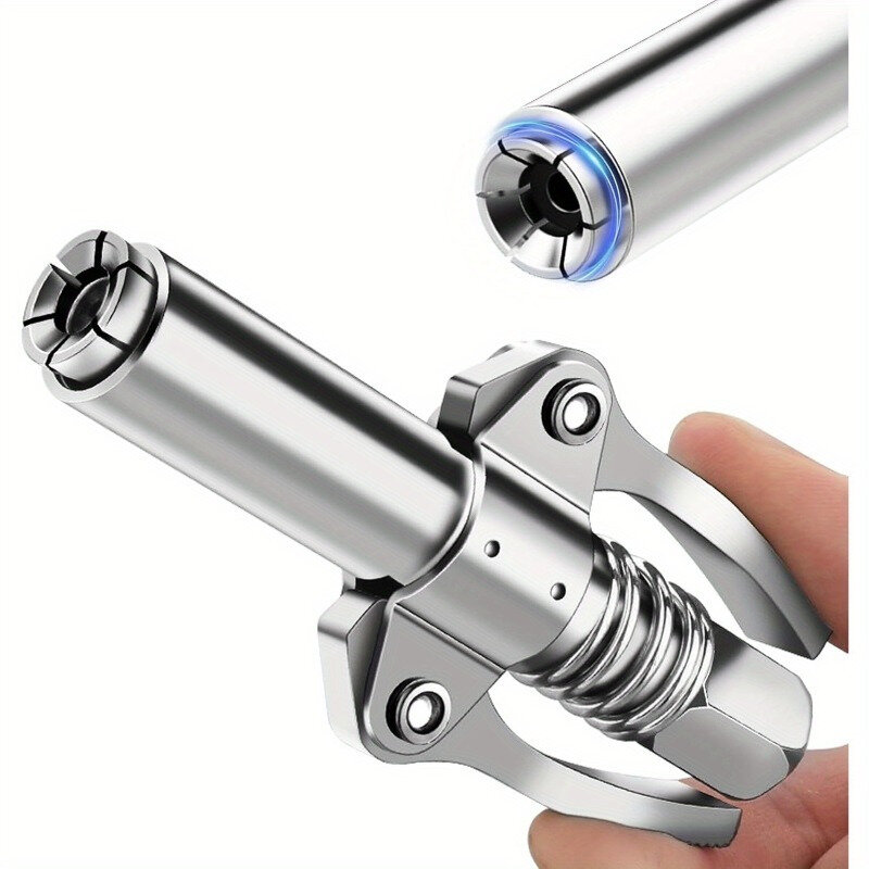 Насадка-фитинг для смазочного пистолета с резьбой 1/8" NPT, рабочее давление 12000 PSI, для обслуживания техники и оборудования, 1 шт.