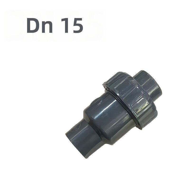 Обратный клапан ПВХ утолщенный промышленный DN15/DN20 с шариковой и лепестковой конструкцией