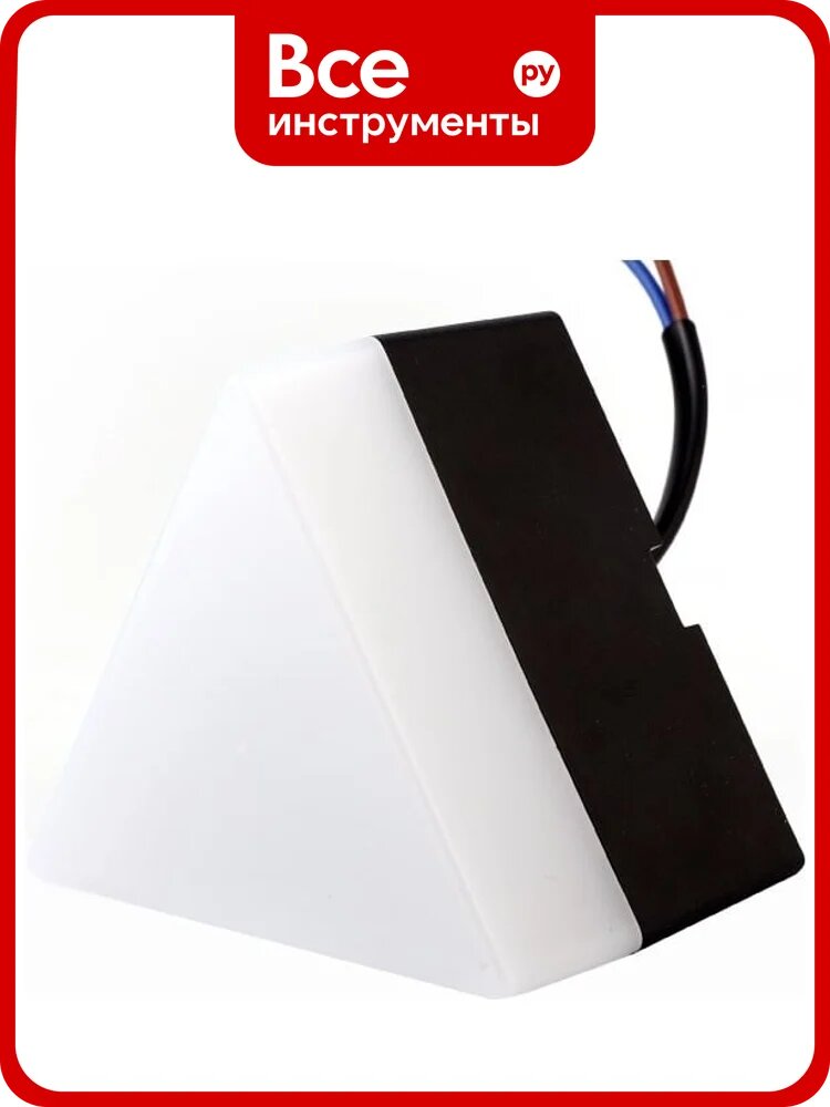 Светильник-коннектор LPL-6007, 3 Вт, 6500К треугольник 70 на 55, led Ultraflash 14970