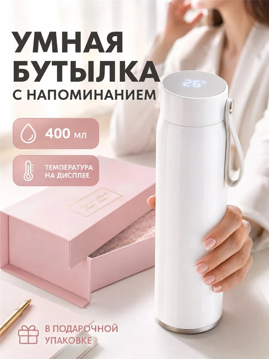 Умная бутылка для воды с напоминанием