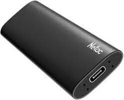 Netac Z SLIM 500 ГБ Внешний SSD-диск, USB 3.2, NT01ZSLIM-500G-32BK, черный