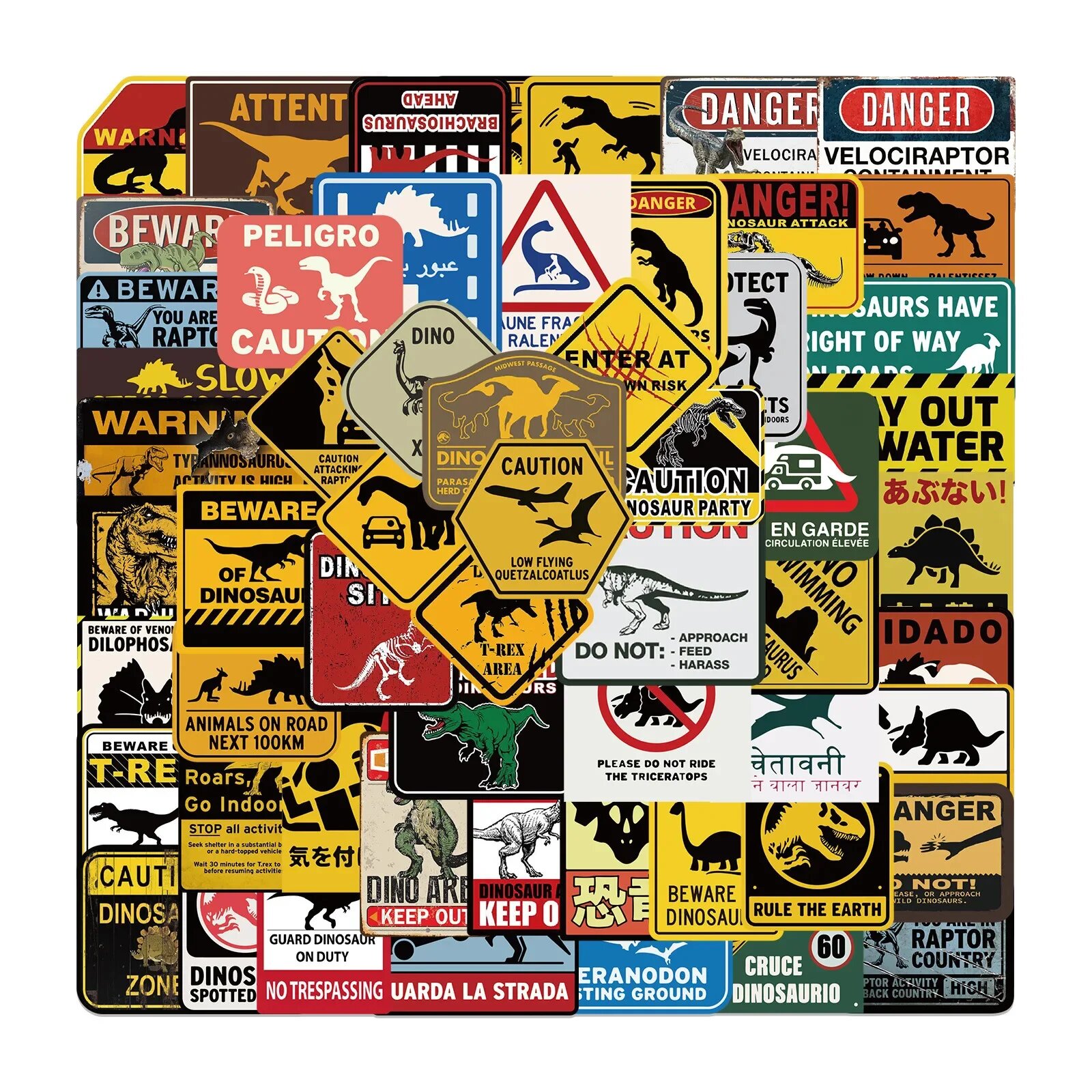 Набор наклеек Prohibition Sign H-A582425-50PCS