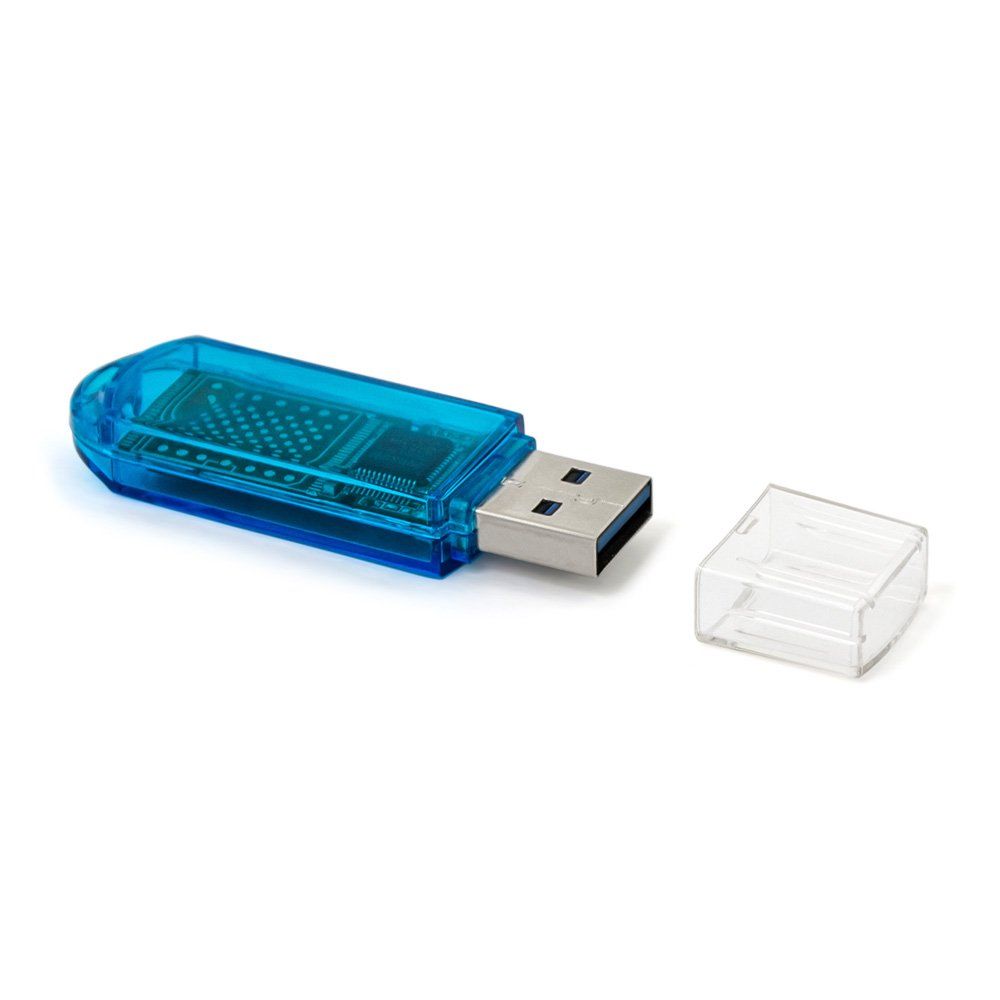 Флешка 16GB USB 3.0 Флеш Накопитель Mirex Elf Blue 16 ГБ
