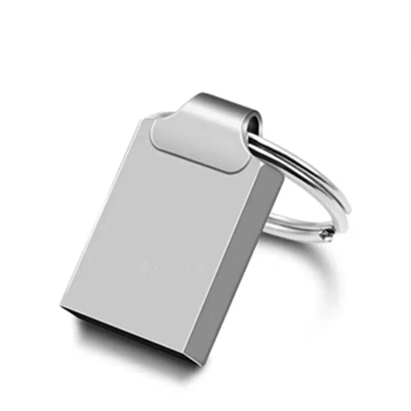 Автомобильный USB-накопитель 2 ГБ Серебристый компактный мини-флешка для транспорта - надежная передача данных