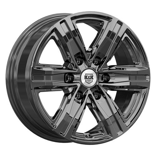 Колесный диск K&K R8 7.5x17 6*139.7 ET45 DIA92.5 Черный