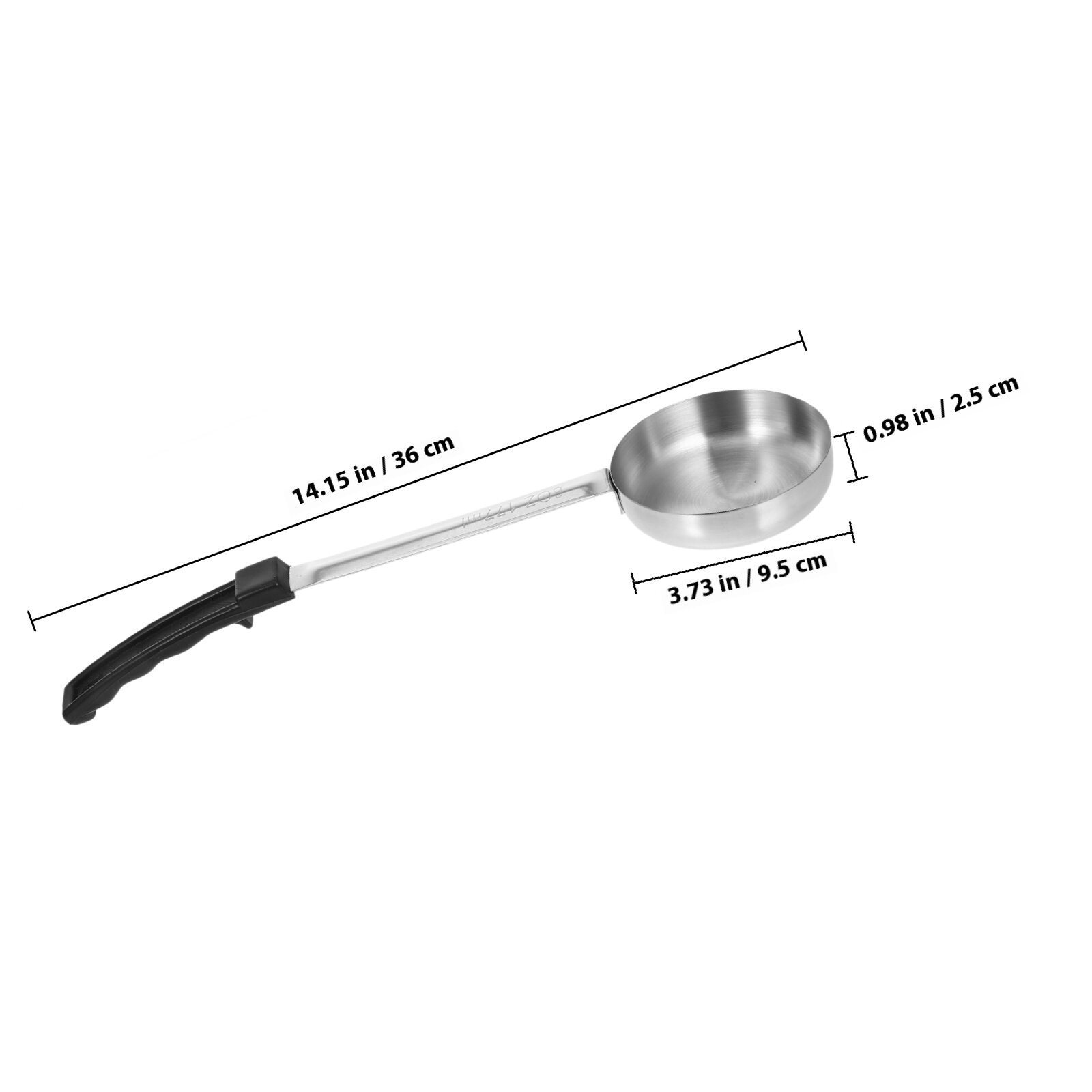 Ложка Для Подачи Соуса Нержавеющая Сталь Ровное Дно 36.00X9.50X2.50Cm