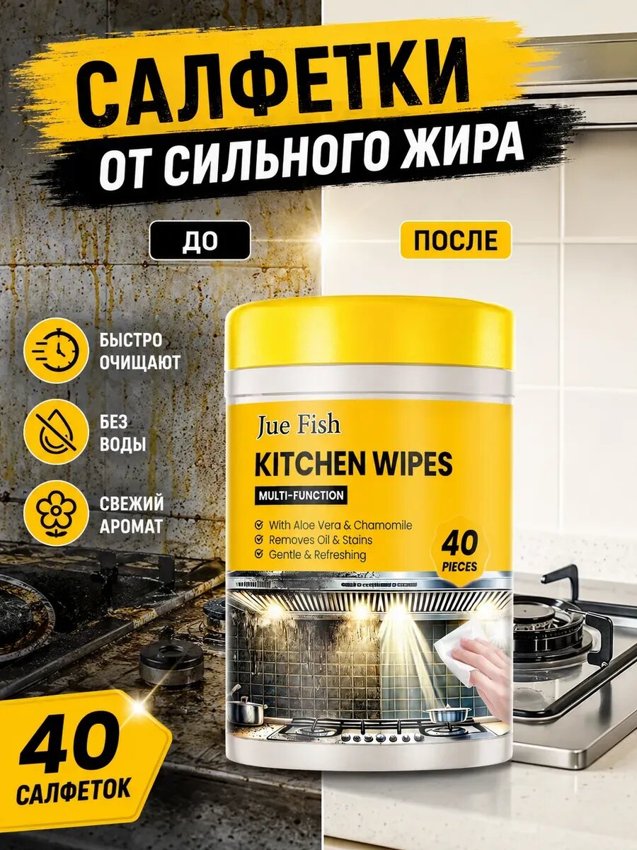 Салфетки антижир nanohome