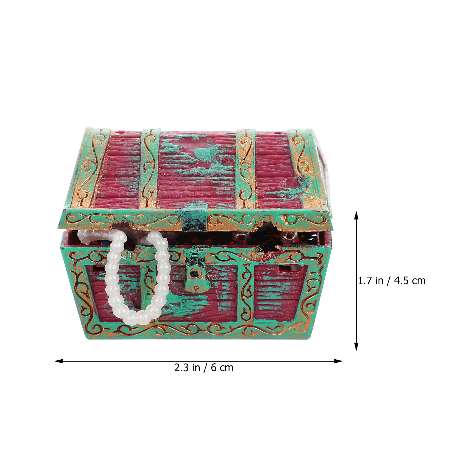 Украшение Для Аквариума Из Смолы Винтажное Декорирование Террариума 4 5X6CM